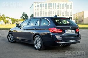 Blue BMW 320 2015 in Riga, with an engine capacity of 2.00 L and mileage of 219 thousand km for 12550 €, photo 10 on AUTOMOTO.COM.LV