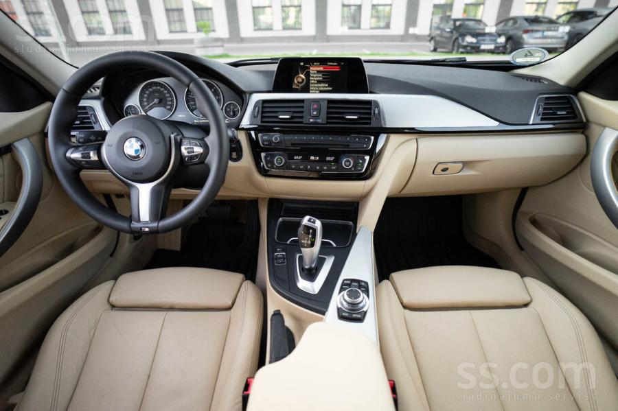 Blue BMW 320 2015 in Riga, with an engine capacity of 2.00 L and mileage of 219 thousand km for 12550 €, photo 14 on AUTOMOTO.COM.LV