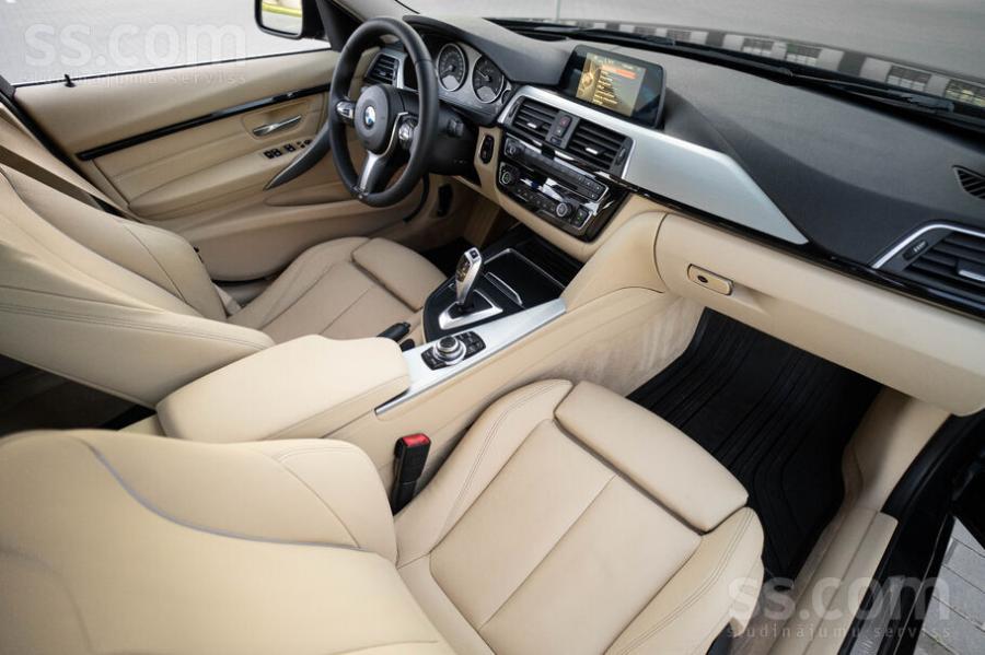 Blue BMW 320 2015 in Riga, with an engine capacity of 2.00 L and mileage of 219 thousand km for 12550 €, photo 28 on AUTOMOTO.COM.LV