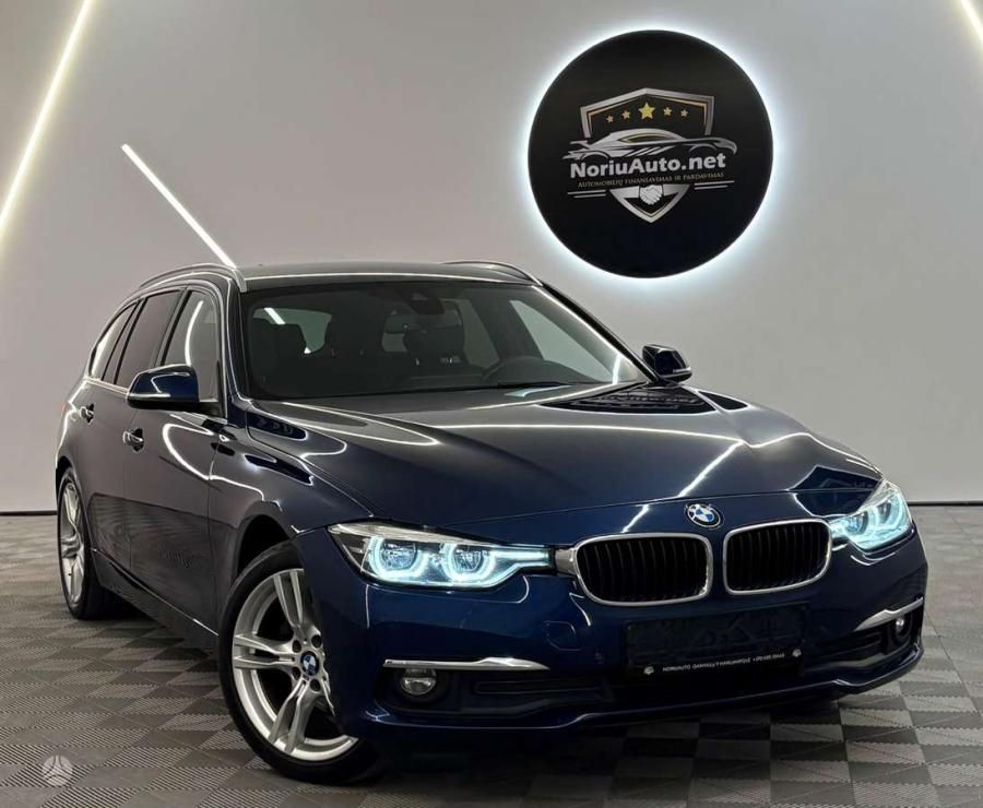 Blue BMW 320 2015 in Marijampole, with an engine capacity of 2.00 L and mileage of 349 thousand km for 9750 €, photo 1 on AUTOMOTO.COM.LV
