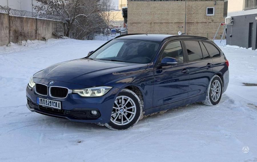 Blue BMW 320 2016 in Vilnius, with an engine capacity of 2.00 L and mileage of 223 thousand km for 8999 €, photo 1 on AUTOMOTO.COM.LV