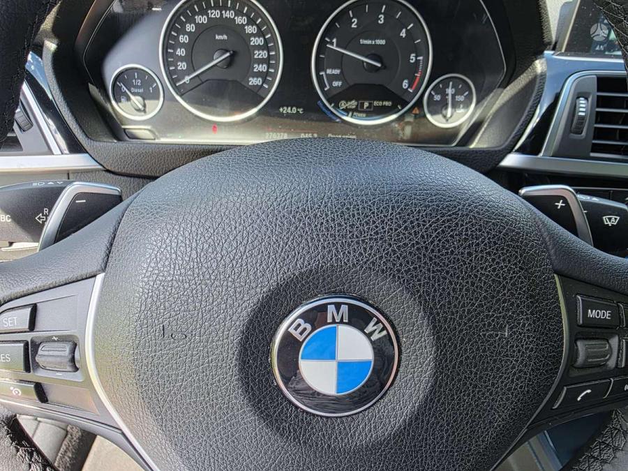 Blue BMW 320 2016 in Telschi, with an engine capacity of 2.00 L and mileage of 274 thousand km for 10500 €, photo 37 on AUTOMOTO.COM.LV