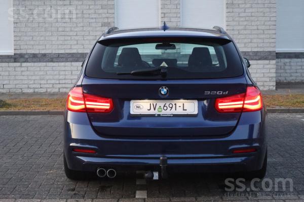 Zils BMW 320 2016 Saldus, ar dzinēja tilpumu 2.00 L un nobraukumu 290 tūkst. km par 10245 €, foto 7 vietnē AUTOMOTO.COM.LV