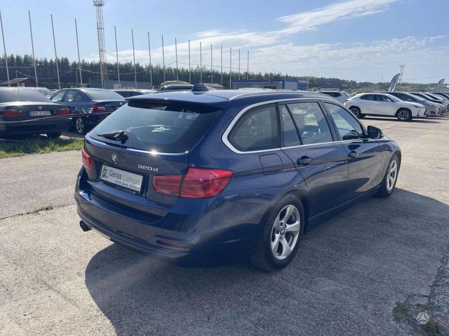 Blue BMW 320 2016 in Vilnius, with an engine capacity of 2.00 L and mileage of 231 thousand km for 11750 €, photo 6 on AUTOMOTO.COM.LV