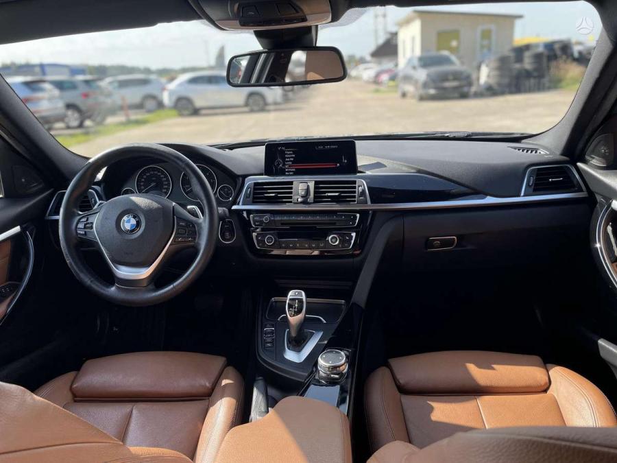Blue BMW 320 2016 in Vilnius, with an engine capacity of 2.00 L and mileage of 231 thousand km for 11750 €, photo 11 on AUTOMOTO.COM.LV