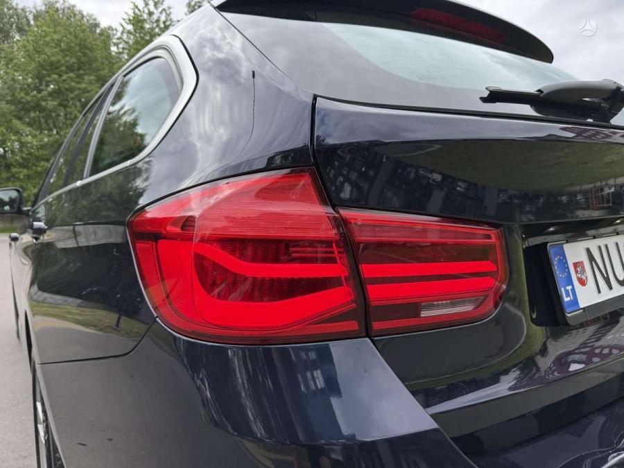Blue BMW 320 2017 in Vilnius, with an engine capacity of 2.00 L and mileage of 330 thousand km for 7800 €, photo 31 on AUTOMOTO.COM.LV