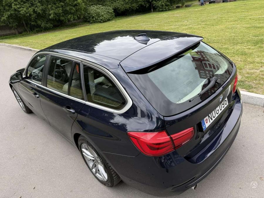 Blue BMW 320 2017 in Vilnius, with an engine capacity of 2.00 L and mileage of 330 thousand km for 7800 €, photo 35 on AUTOMOTO.COM.LV