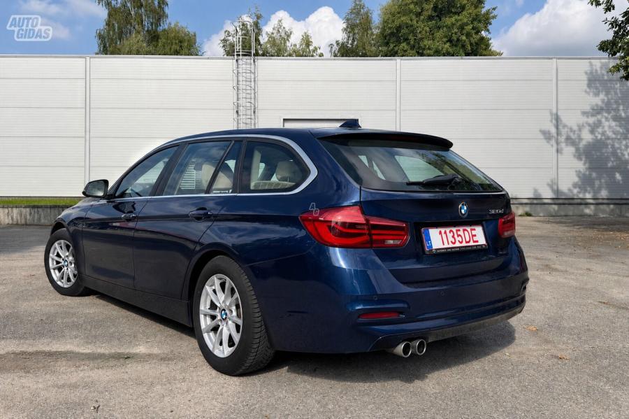 Blue BMW 320 2017 in Alytus, with an engine capacity of 2.00 L and mileage of 305 thousand km for 7299 €, photo 3 on AUTOMOTO.COM.LV