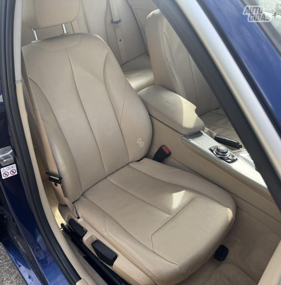 Blue BMW 320 2017 in Alytus, with an engine capacity of 2.00 L and mileage of 305 thousand km for 7299 €, photo 10 on AUTOMOTO.COM.LV