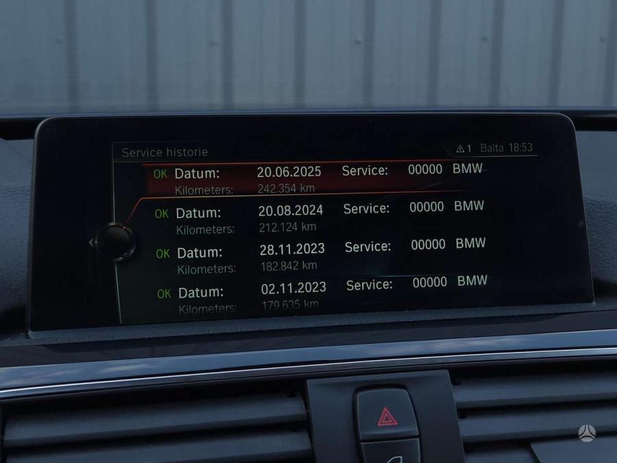 Синий БМВ 320 2017 в Каунас, объемом двигателя 2.00 л и пробегом 266 тыс. км за 11350 €, фото 17 на AUTOMOTO.COM.LV