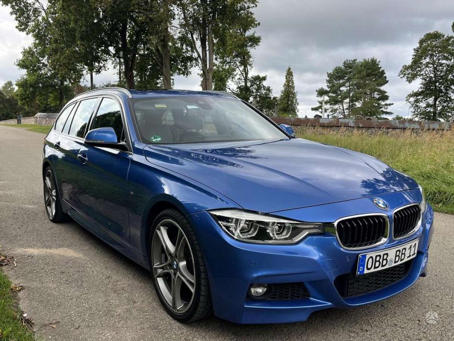 Blue BMW 320 2018 in Panevezys, with an engine capacity of 2.00 L and mileage of 211 thousand km for 14900 €, photo 4 on AUTOMOTO.COM.LV