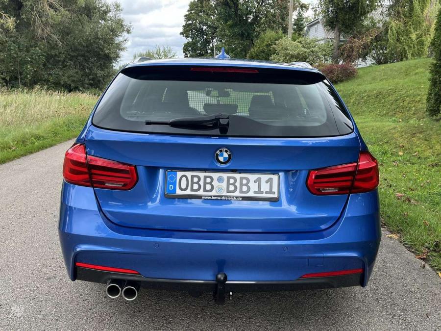 Blue BMW 320 2018 in Panevezys, with an engine capacity of 2.00 L and mileage of 211 thousand km for 14900 €, photo 6 on AUTOMOTO.COM.LV