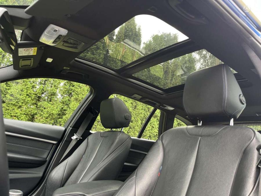 Blue BMW 320 2018 in Panevezys, with an engine capacity of 2.00 L and mileage of 211 thousand km for 14900 €, photo 10 on AUTOMOTO.COM.LV