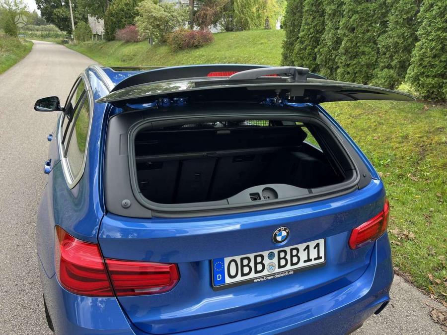 Blue BMW 320 2018 in Panevezys, with an engine capacity of 2.00 L and mileage of 211 thousand km for 14900 €, photo 23 on AUTOMOTO.COM.LV