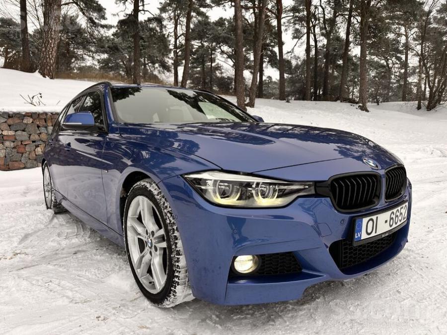Blue BMW 320 2019 in Riga, with an engine capacity of 2.00 L and mileage of 191 thousand km for 16900 €, photo 1 on AUTOMOTO.COM.LV