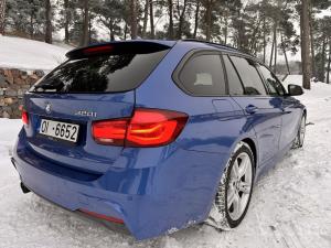Blue BMW 320 2019 in Riga, with an engine capacity of 2.00 L and mileage of 191 thousand km for 16900 €, photo 6 on AUTOMOTO.COM.LV