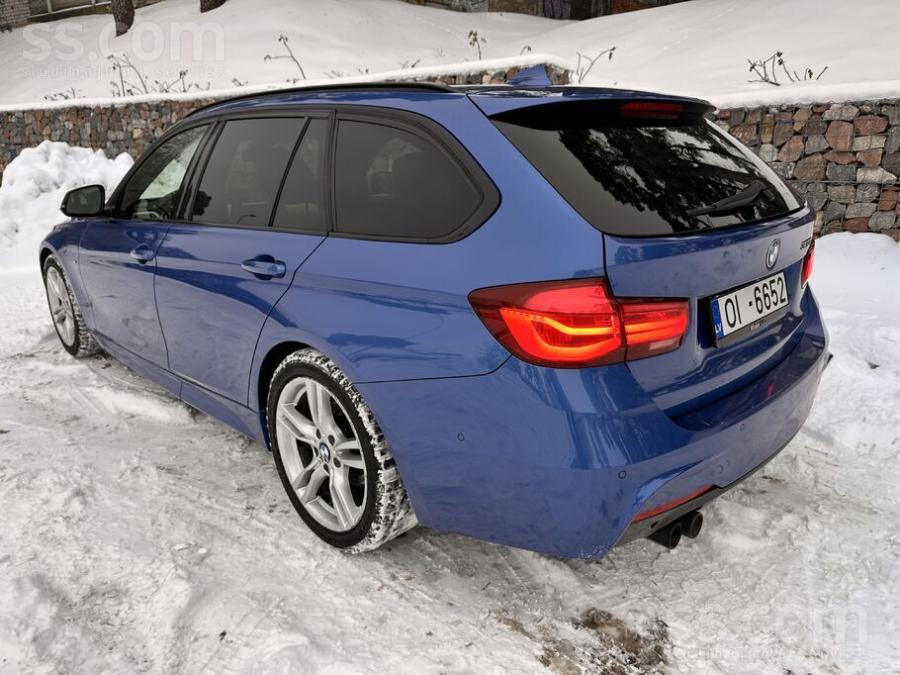Blue BMW 320 2019 in Riga, with an engine capacity of 2.00 L and mileage of 191 thousand km for 16900 €, photo 8 on AUTOMOTO.COM.LV