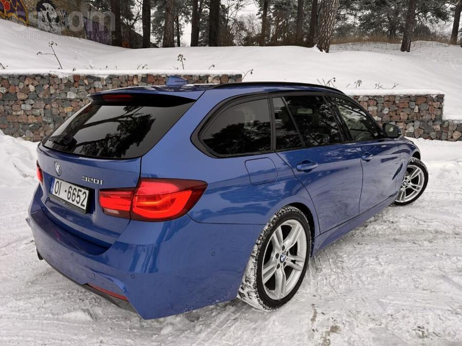 Blue BMW 320 2019 in Riga, with an engine capacity of 2.00 L and mileage of 191 thousand km for 16900 €, photo 9 on AUTOMOTO.COM.LV