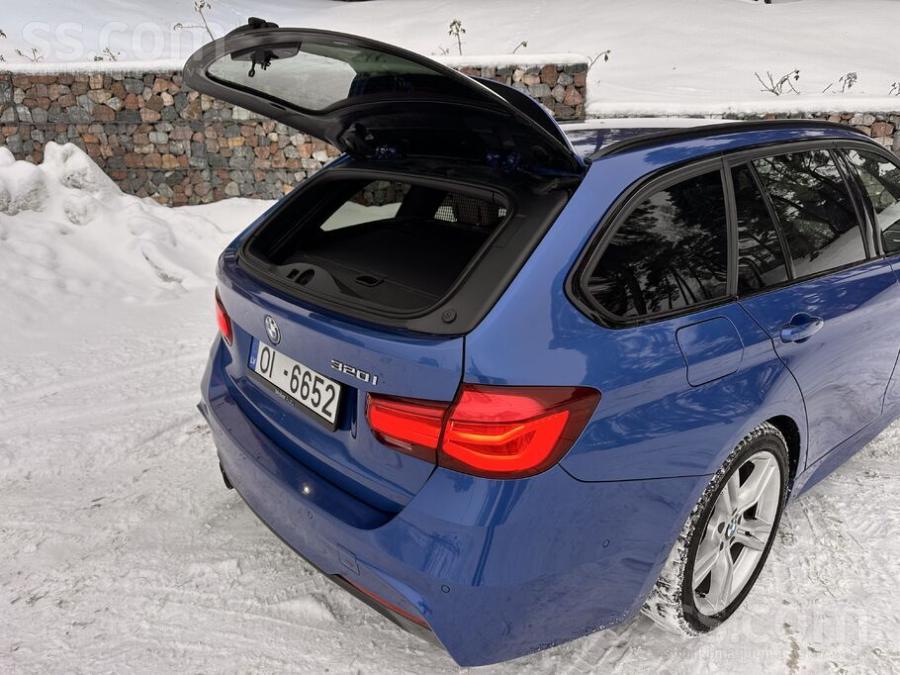 Blue BMW 320 2019 in Riga, with an engine capacity of 2.00 L and mileage of 191 thousand km for 16900 €, photo 10 on AUTOMOTO.COM.LV