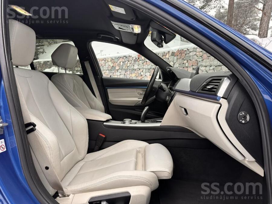 Blue BMW 320 2019 in Riga, with an engine capacity of 2.00 L and mileage of 191 thousand km for 16900 €, photo 17 on AUTOMOTO.COM.LV