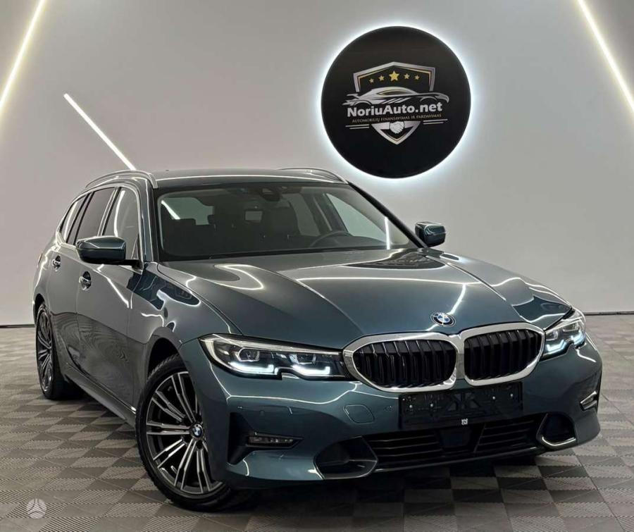 Blue BMW 320 2019 in Marijampole, with an engine capacity of 2.00 L and mileage of 79 thousand km for 21999 €, photo 1 on AUTOMOTO.COM.LV