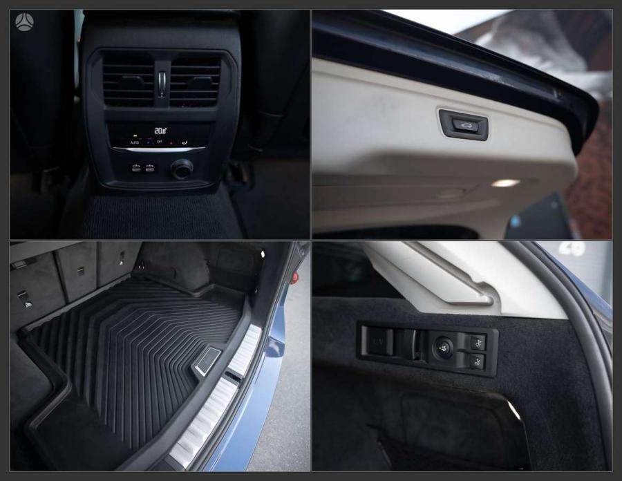 Blue BMW 320 2020 in Kaunas, with an engine capacity of 2.00 L and mileage of 220 thousand km for 17950 €, photo 18 on AUTOMOTO.COM.LV