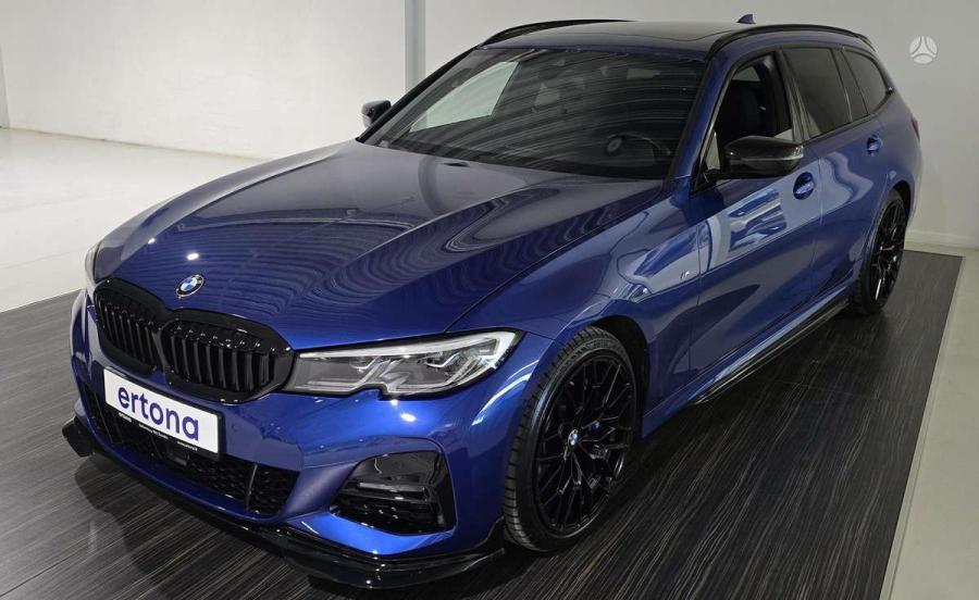 Blue BMW 320 2022 in Siauliai, with an engine capacity of 2.00 L and mileage of 91 thousand km for 29900 €, photo 3 on AUTOMOTO.COM.LV