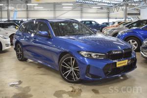 Blue BMW 320 2023 in Riga, with an engine capacity of 2.00 L and mileage of 42 thousand km for 35900 €, photo  on AUTOMOTO.COM.LV