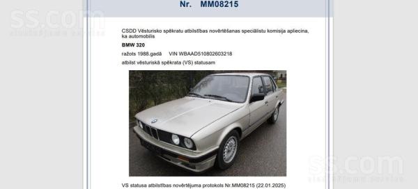 Brūns BMW 320 1988 Rīga, ar dzinēja tilpumu 2.00 L un nobraukumu 199 tūkst. km par 6900 €, foto 8 vietnē AUTOMOTO.COM.LV