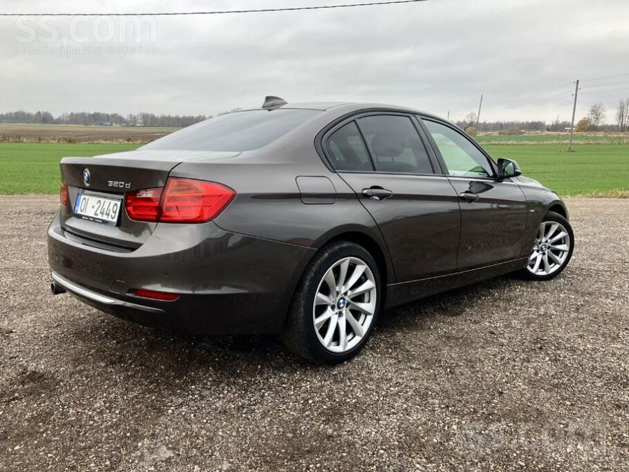 Brown BMW 320 2012 in Talsi, with an engine capacity of 2.00 L and mileage of 247 thousand km for 10999 €, photo 3 on AUTOMOTO.COM.LV