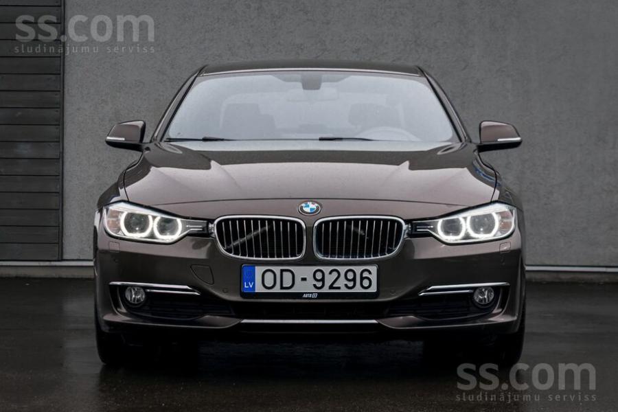 Brown BMW 320 2012 in Riga, with an engine capacity of 2.00 L and mileage of 0 thousand km for 9990 €, photo 2 on AUTOMOTO.COM.LV