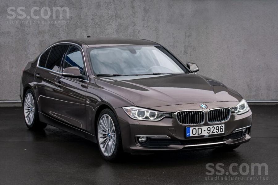 Brown BMW 320 2012 in Riga, with an engine capacity of 2.00 L and mileage of 0 thousand km for 9990 €, photo 3 on AUTOMOTO.COM.LV