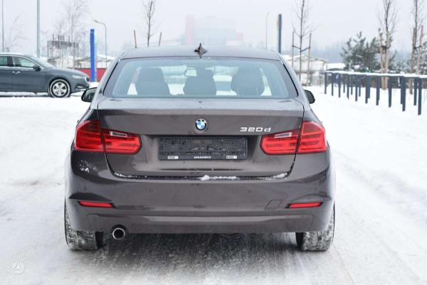 Brown BMW 320 2014 in Vilnius, with an engine capacity of 2.00 L and mileage of 272 thousand km for 9750 €, photo 5 on AUTOMOTO.COM.LV