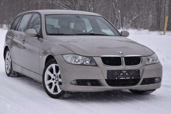 Brown BMW 320 2008 in Vilnius, with an engine capacity of 2.00 L and mileage of 343 thousand km for 2800 €, photo 1 on AUTOMOTO.COM.LV
