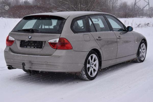 Brown BMW 320 2008 in Vilnius, with an engine capacity of 2.00 L and mileage of 343 thousand km for 2800 €, photo 2 on AUTOMOTO.COM.LV
