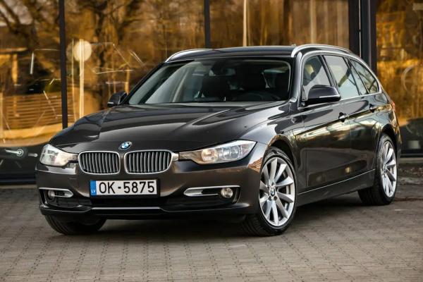 Brown BMW 320 2013 in Jelgava, with an engine capacity of 2.00 L and mileage of 258 thousand km for 7650 €, photo 1 on AUTOMOTO.COM.LV