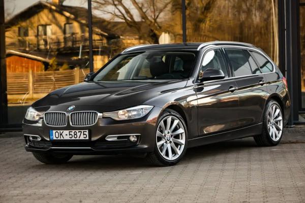 Brown BMW 320 2013 in Jelgava, with an engine capacity of 2.00 L and mileage of 258 thousand km for 7650 €, photo 7 on AUTOMOTO.COM.LV