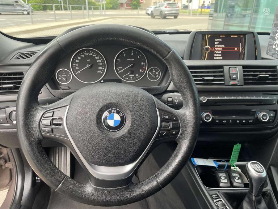 Brown BMW 320 2013 in Utena, with an engine capacity of 2.00 L and mileage of 358 thousand km for 5600 €, photo 18 on AUTOMOTO.COM.LV