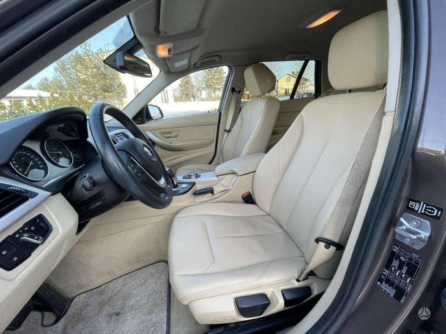 Brūns BMW 320 2014 Viļņa, ar dzinēja tilpumu 2.00 L un nobraukumu 230 tūkst. km par 8500 €, foto 20 vietnē AUTOMOTO.COM.LV