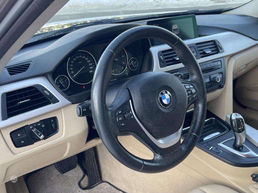 Brūns BMW 320 2014 Viļņa, ar dzinēja tilpumu 2.00 L un nobraukumu 230 tūkst. km par 8500 €, foto 21 vietnē AUTOMOTO.COM.LV