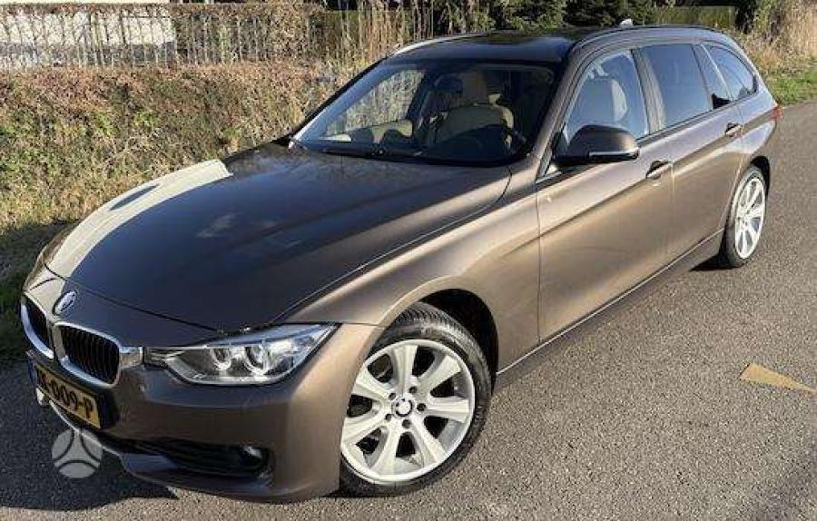 Brown BMW 320 2014 in Vilnius, with an engine capacity of 2.00 L and mileage of 231 thousand km for 8450 €, photo 1 on AUTOMOTO.COM.LV