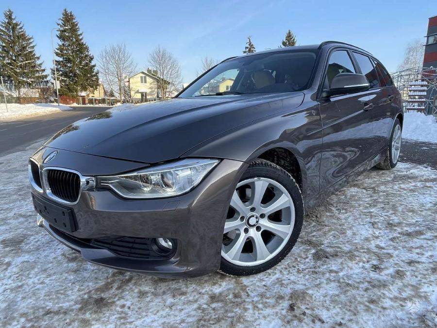 Brown BMW 320 2014 in Vilnius, with an engine capacity of 2.00 L and mileage of 231 thousand km for 8450 €, photo 9 on AUTOMOTO.COM.LV