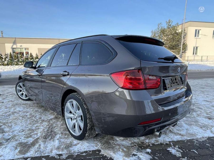 Brown BMW 320 2014 in Vilnius, with an engine capacity of 2.00 L and mileage of 231 thousand km for 8450 €, photo 14 on AUTOMOTO.COM.LV