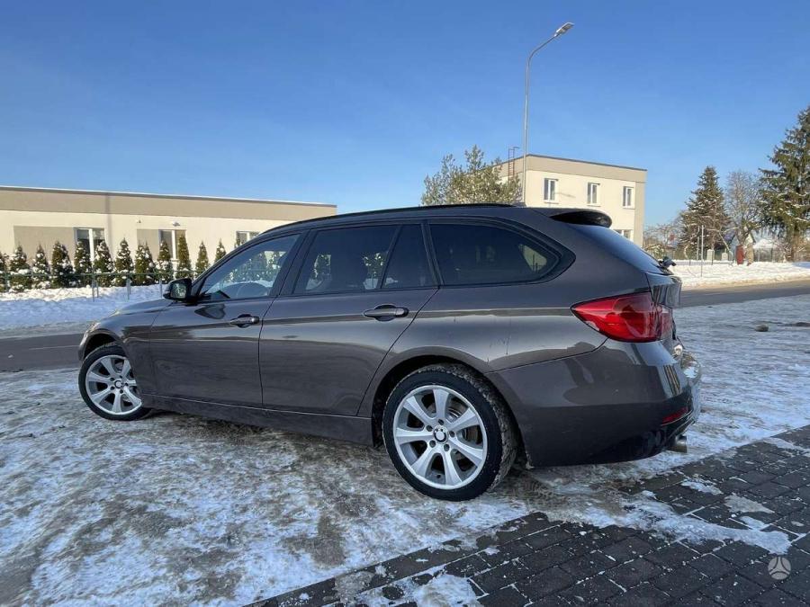 Brown BMW 320 2014 in Vilnius, with an engine capacity of 2.00 L and mileage of 231 thousand km for 8450 €, photo 15 on AUTOMOTO.COM.LV
