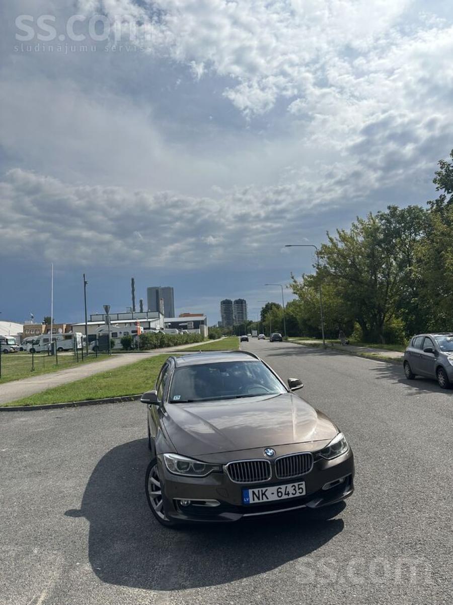 Brown BMW 320 2014 in Riga, with an engine capacity of 2.00 L and mileage of 321 thousand km for 7299 €, photo 3 on AUTOMOTO.COM.LV