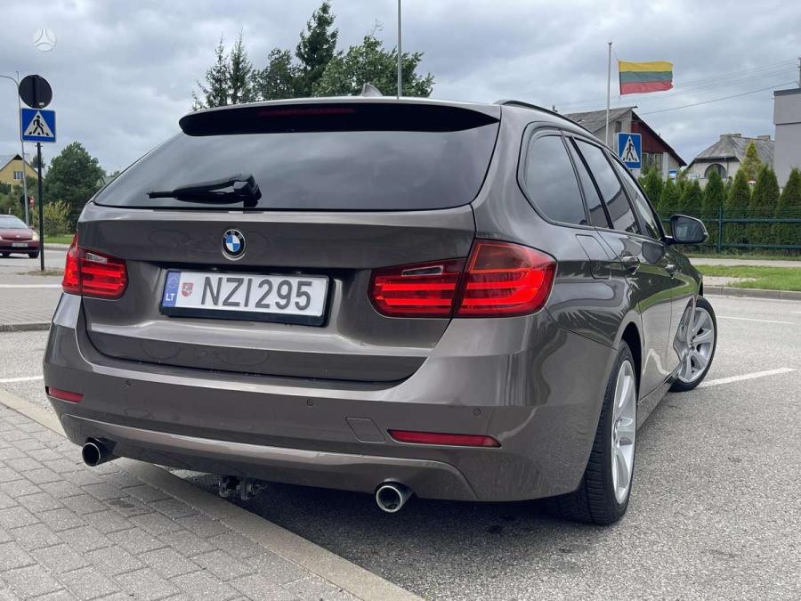 Brown BMW 320 2014 in Vilnius, with an engine capacity of 2.00 L and mileage of 239 thousand km for 6900 €, photo 5 on AUTOMOTO.COM.LV