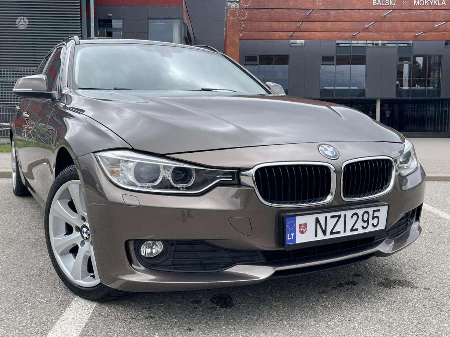 Brown BMW 320 2014 in Vilnius, with an engine capacity of 2.00 L and mileage of 239 thousand km for 6900 €, photo 9 on AUTOMOTO.COM.LV