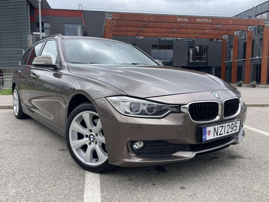 Brown BMW 320 2014 in Vilnius, with an engine capacity of 2.00 L and mileage of 239 thousand km for 6900 €, photo 10 on AUTOMOTO.COM.LV