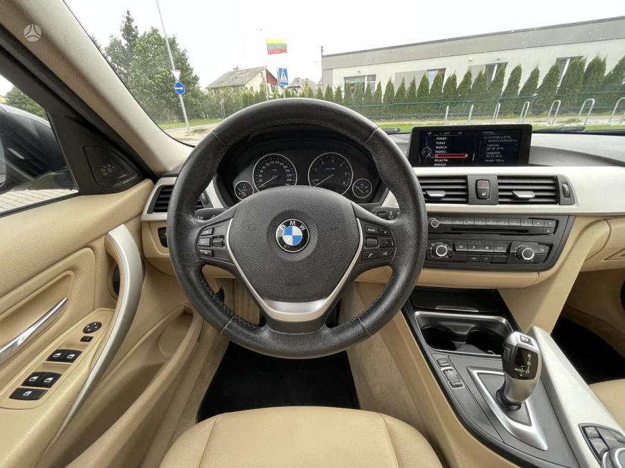 Brown BMW 320 2014 in Vilnius, with an engine capacity of 2.00 L and mileage of 239 thousand km for 6900 €, photo 17 on AUTOMOTO.COM.LV