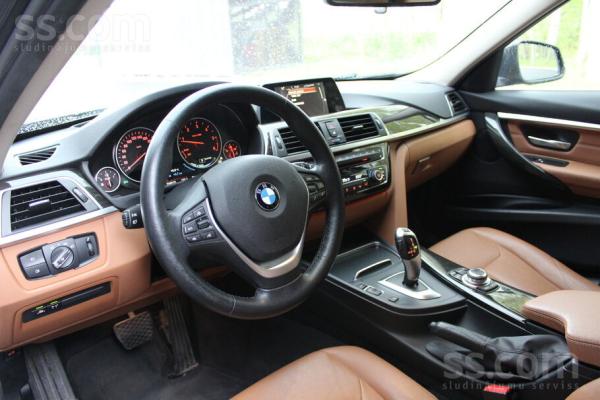 Brown BMW 320 2015 in Riga, with an engine capacity of 2.00 L and mileage of 245 thousand km for 13200 €, photo 7 on AUTOMOTO.COM.LV